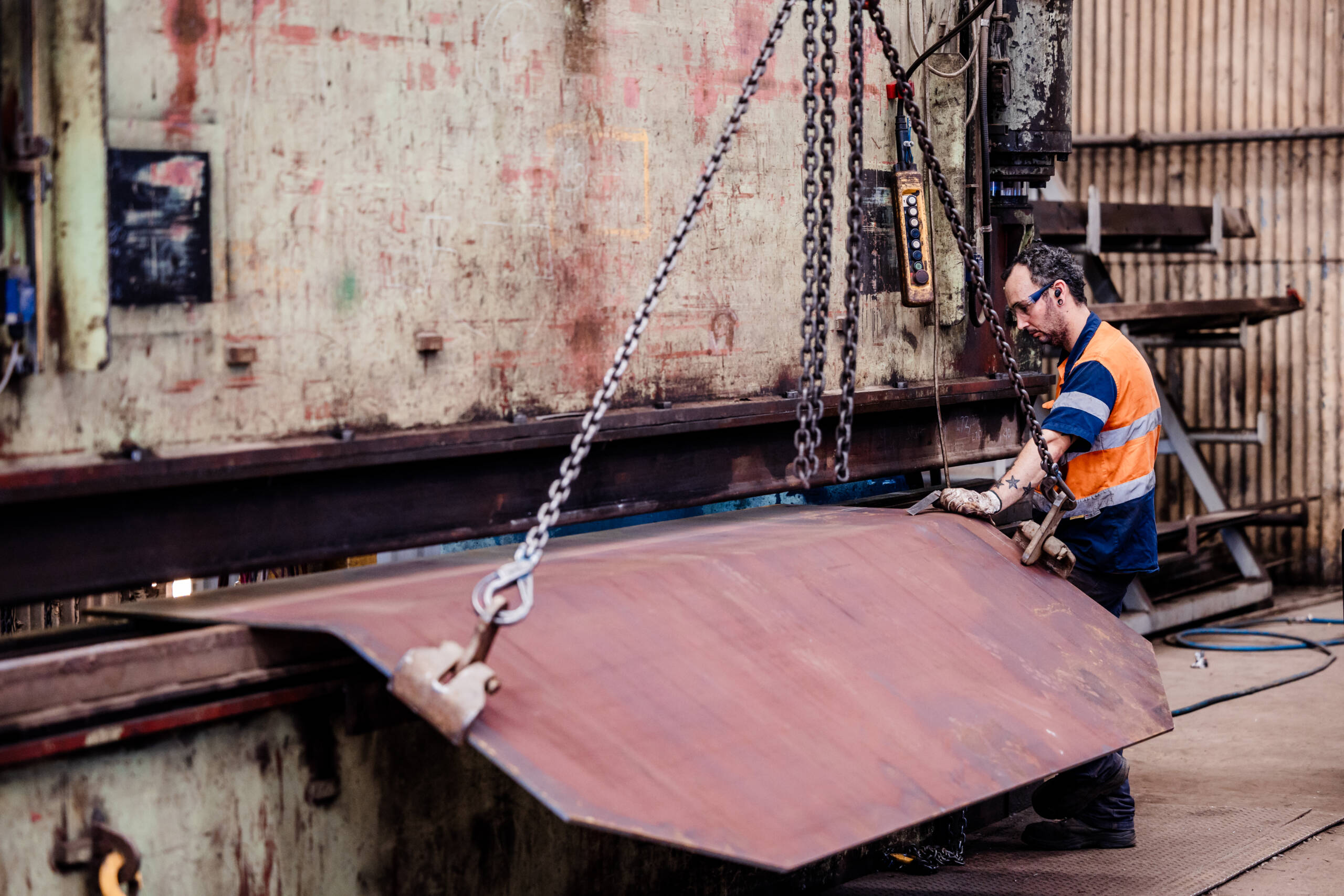 Manufacture and Paint Product Bin Section – T.W. Woods Construction